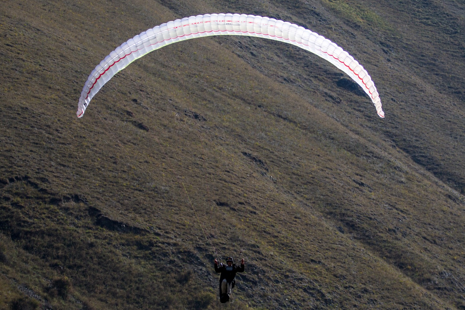 Test-driving paragliding equipment since 1996